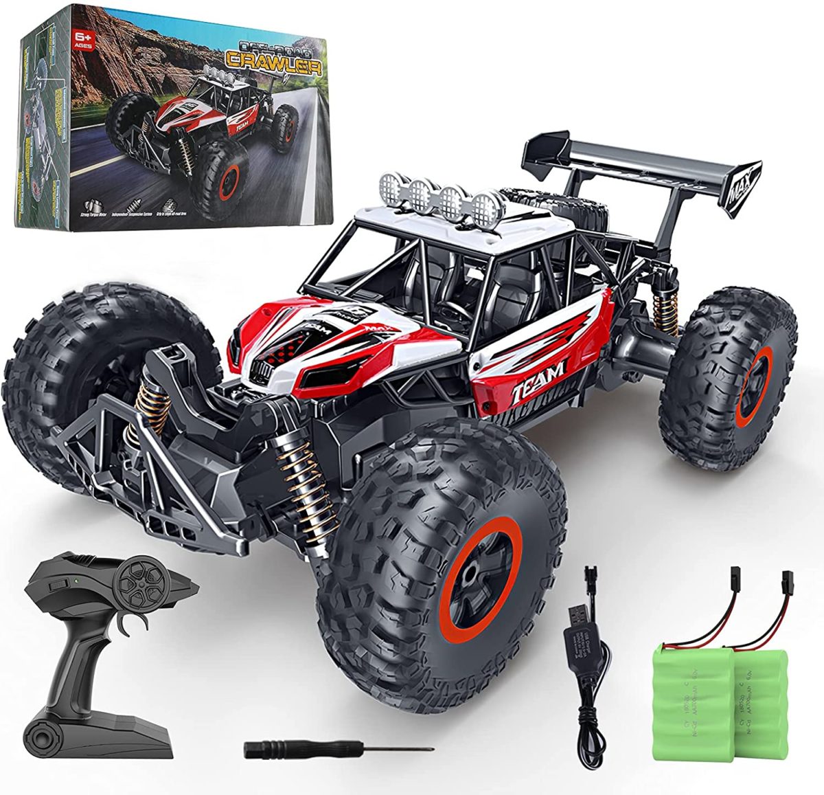 SPESXFUN 1:14 Scale High Speed Remote Control Car, 2.4Ghz Off Road RC ...