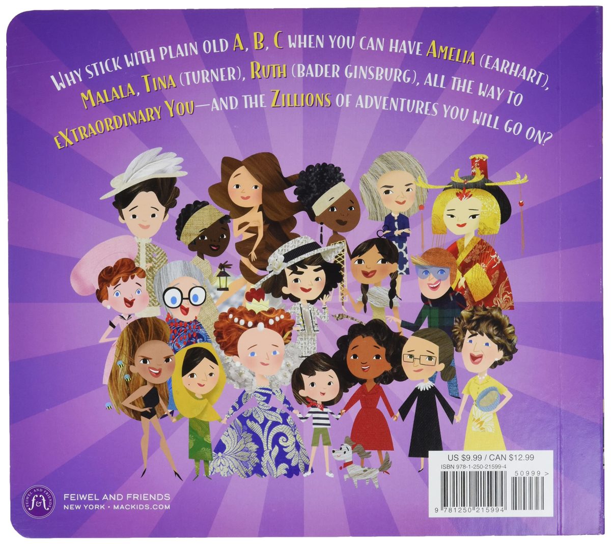 A Is for Awesome!: 23 Iconic Women Who Changed the World Board book ...