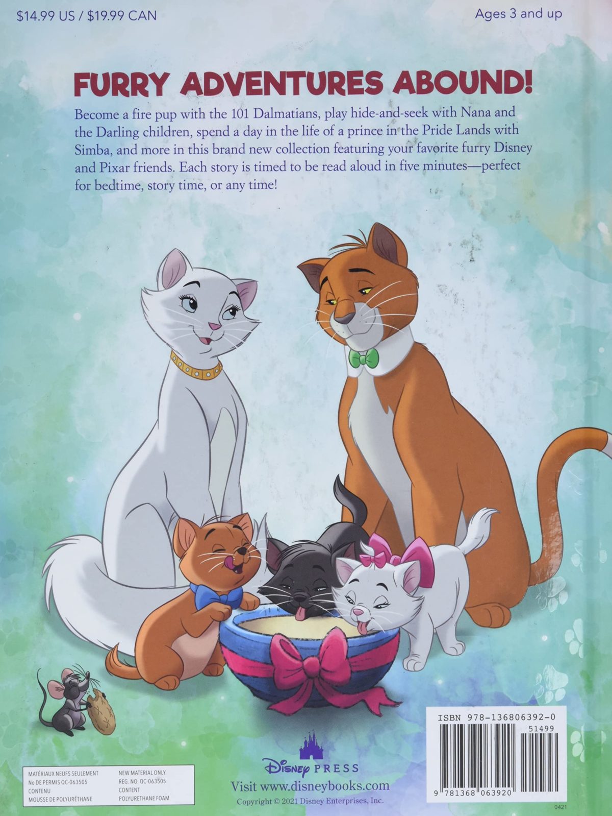 5-Minute Disney Furry Friends Stories (5-Minute Stories) – Shop876kids