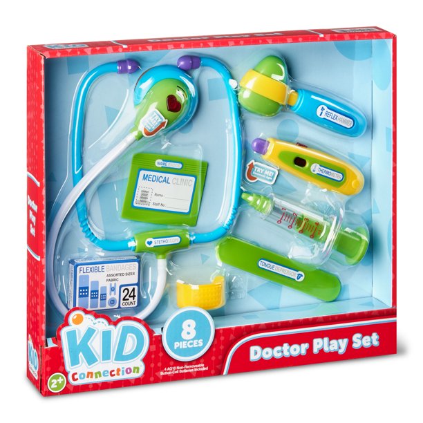 Kid Connection Doctor Play Set, 8 Pieces Green – Shop876kids