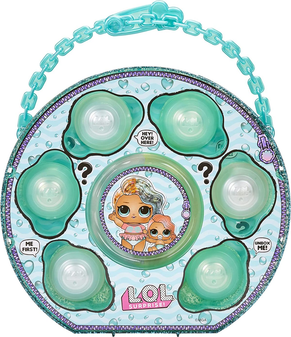 LOL Surprise Glitter Color Change Pearl Surprise (Turquoise) with 6 ...
