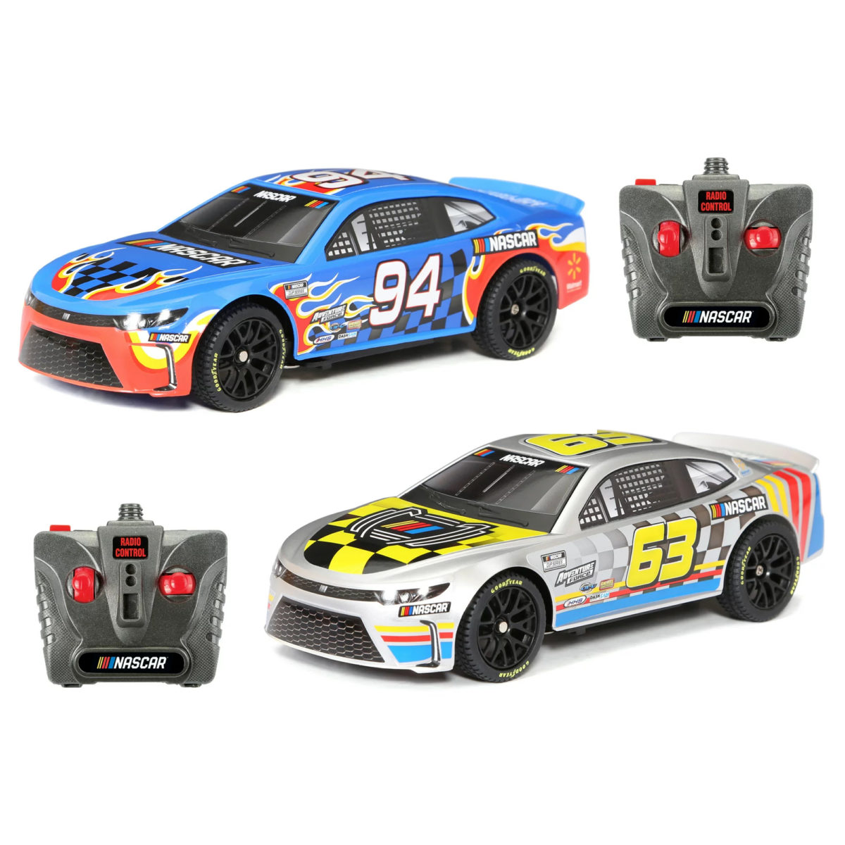 Adventure Force (1:24) NASCAR Battery Radio Control Sports Car Race Set ...